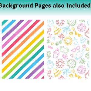 Editable Summer Fun Gift Card Book Last Minute Gift Child Teen or Young ...