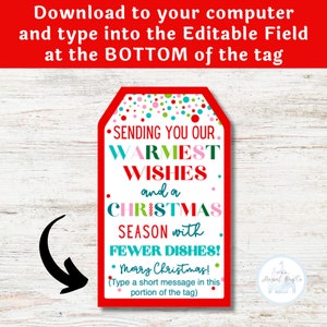 Christmas Gift Idea for Teachers Teams Personalized Gift Tags Staff ...
