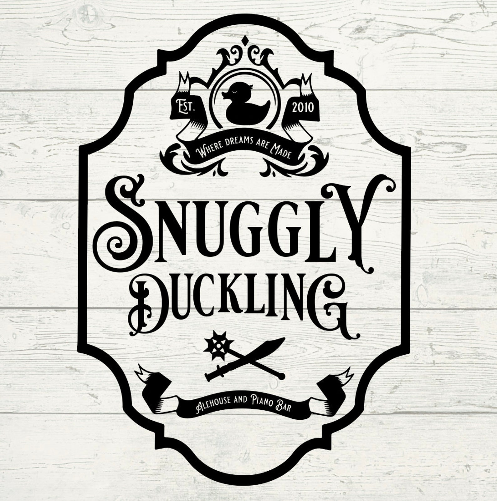 Snuggly Duckling Alehouse and Piano Bar INSTANT DOWNLOAD - Etsy