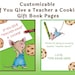 Editable If You Give a Teacher a Cookie Gift Book Cute Gift for ...