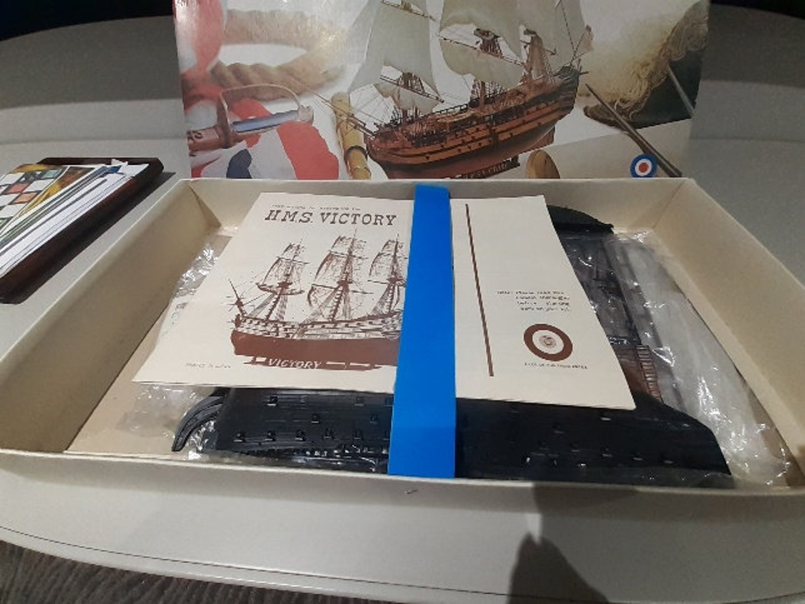 Vintage 1970s HMS Victory Ship Model - Etsy