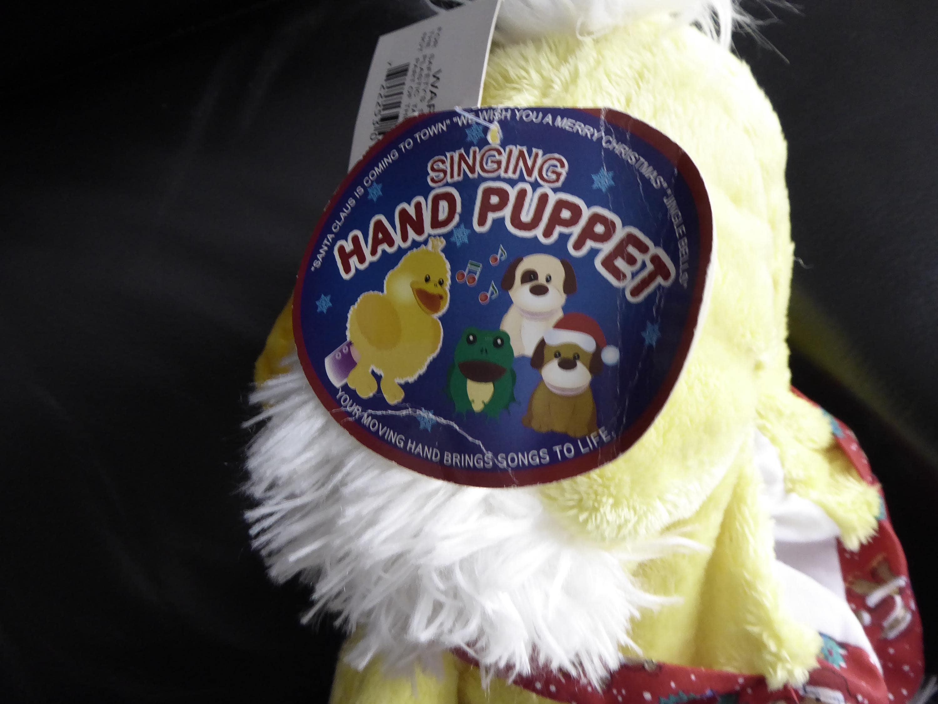 Fine Toy Co Korea Quacking Christmas Duck Hand Puppet Plush Free ...