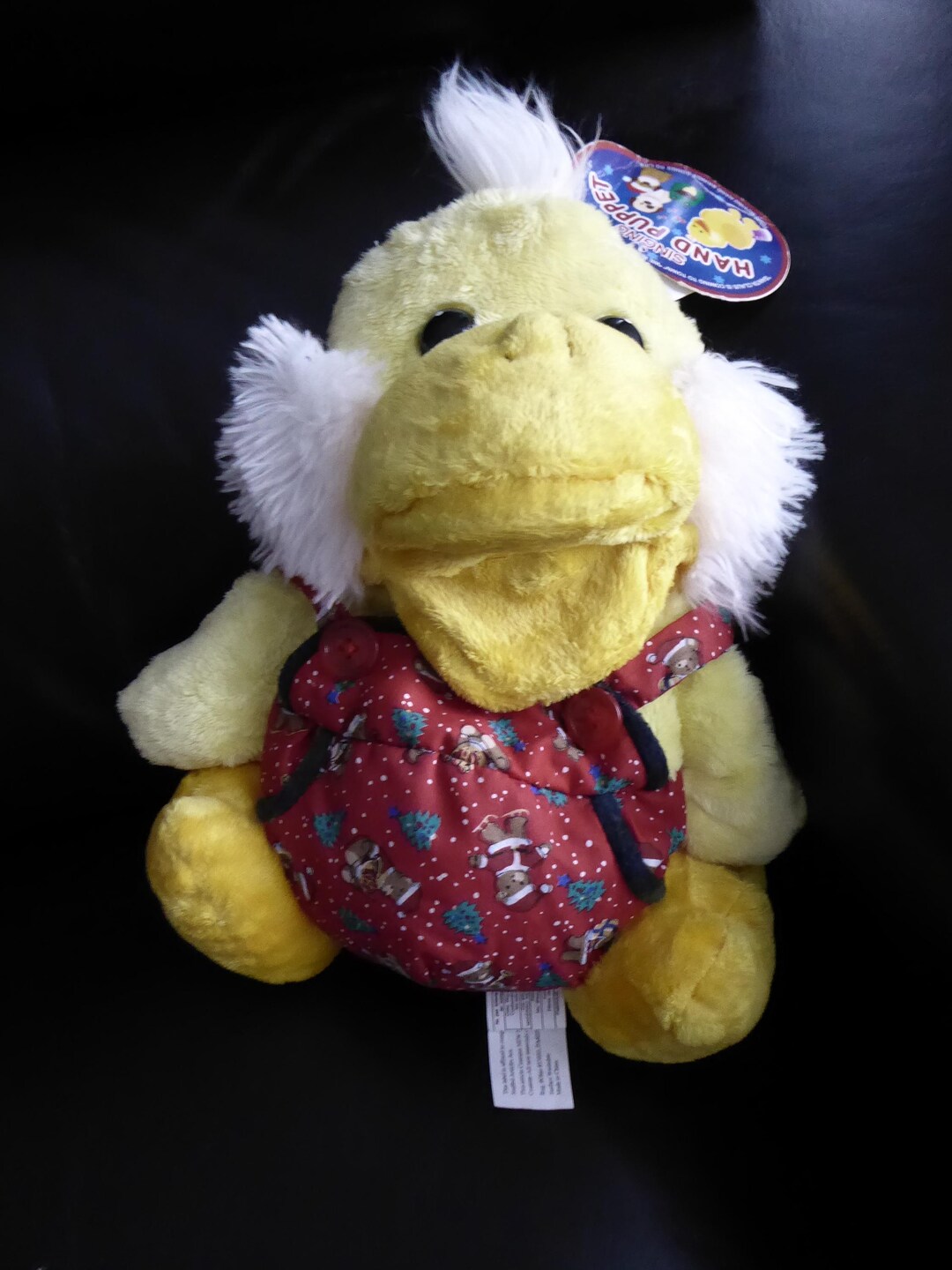Fine Toy Co Korea Quacking Christmas Duck Hand Puppet Plush ** Free ...