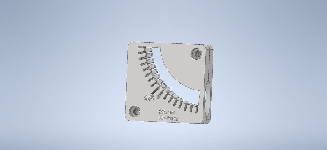 3d Print File for 38 Mm Radius 57mm Elbow Cutting Fixture. - Etsy