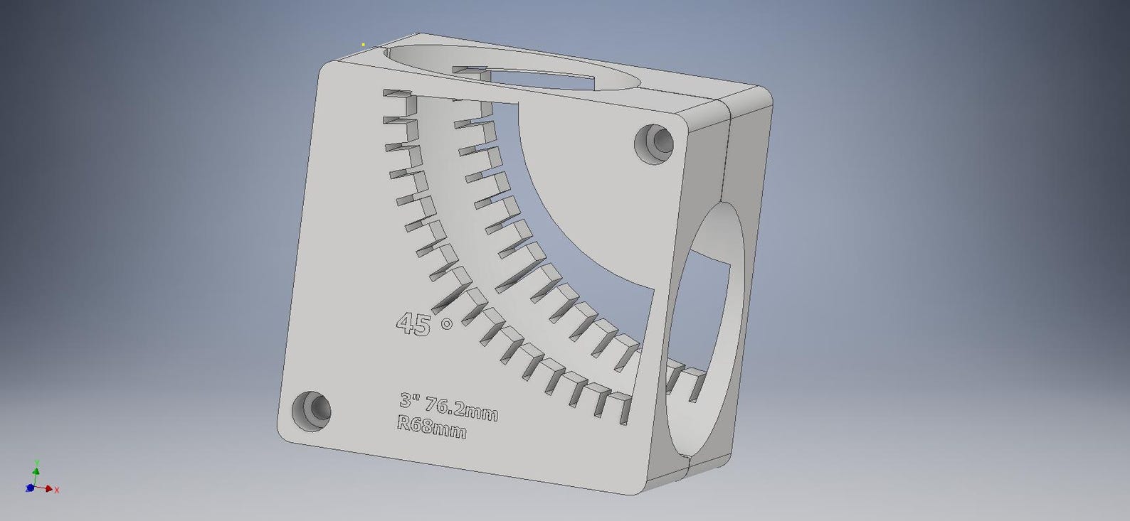 3d Print File for 3" 76.2mm Radius 68mm Elbow Cutting Fixture. - Etsy