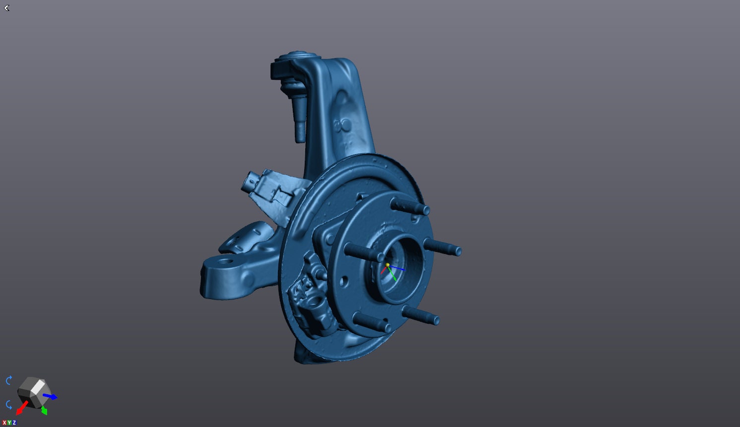 3d Scan of Corvette C5 Wheel Spindle - Etsy