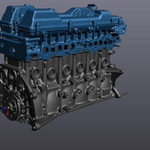 3d-scan of Toyota 2JZ Engine Block and Top - Etsy
