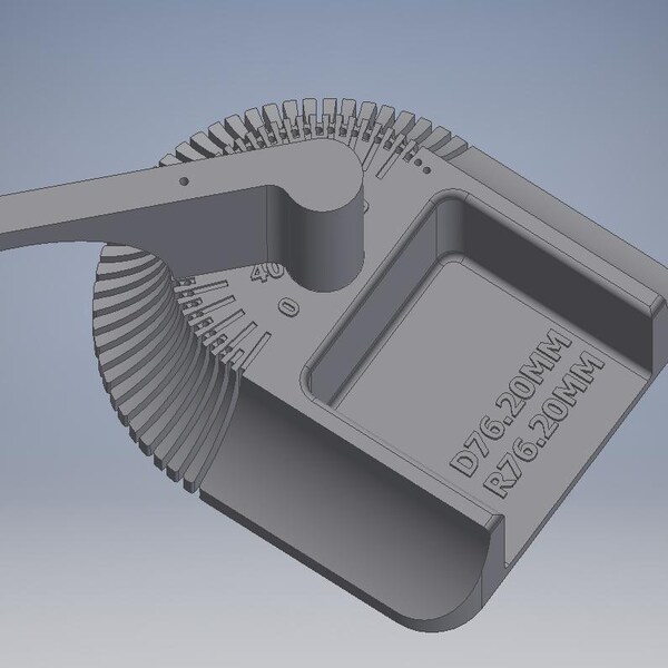 3d Print File for 3.5 88.9 Mm Radius 114mm Elbow Cutting Fixture. - Etsy
