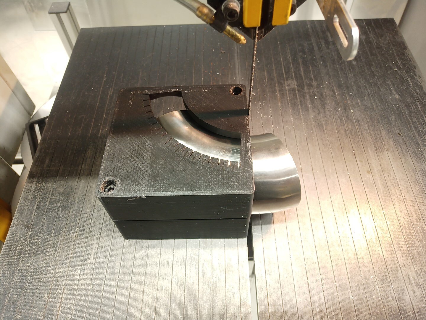3d Print File for 84 Mm Radius 123mm Elbow Cutting Fixture. - Etsy