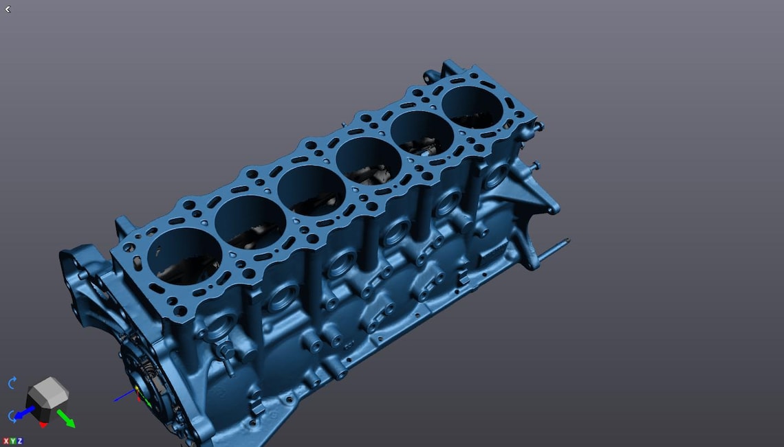 3d-scan of Toyota 2JZ Engine Block and Top - Etsy
