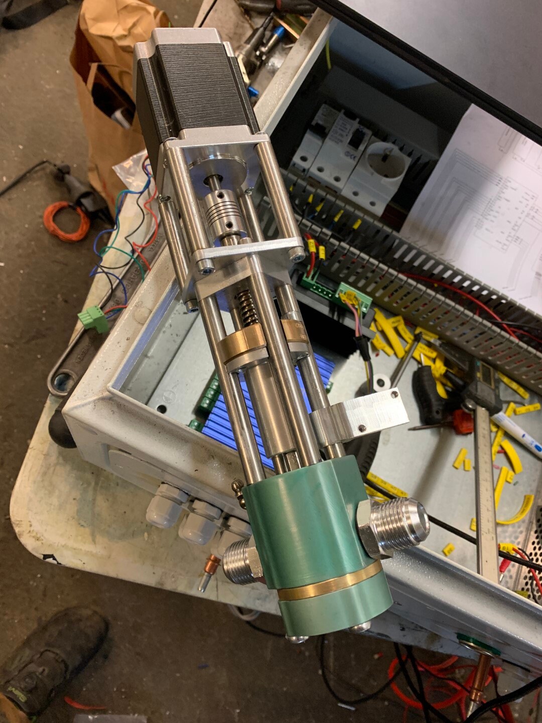 Drawings for Linear Control Valve Designed to Control the Water Turbine ...