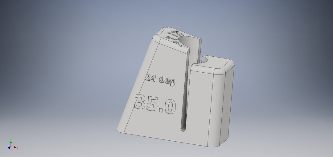 3d Print File For 24 Deg 35mm Merge Collector Cutting Fixture Etsy