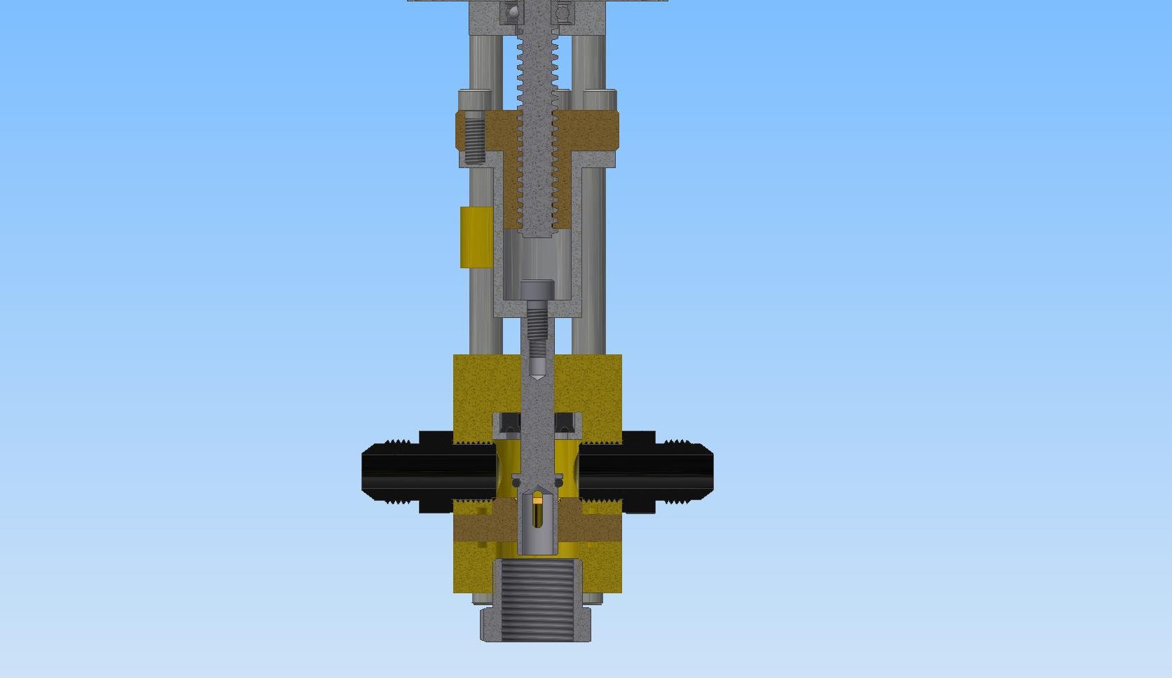Drawings for Linear Control Valve Designed to Control the Water Turbine ...