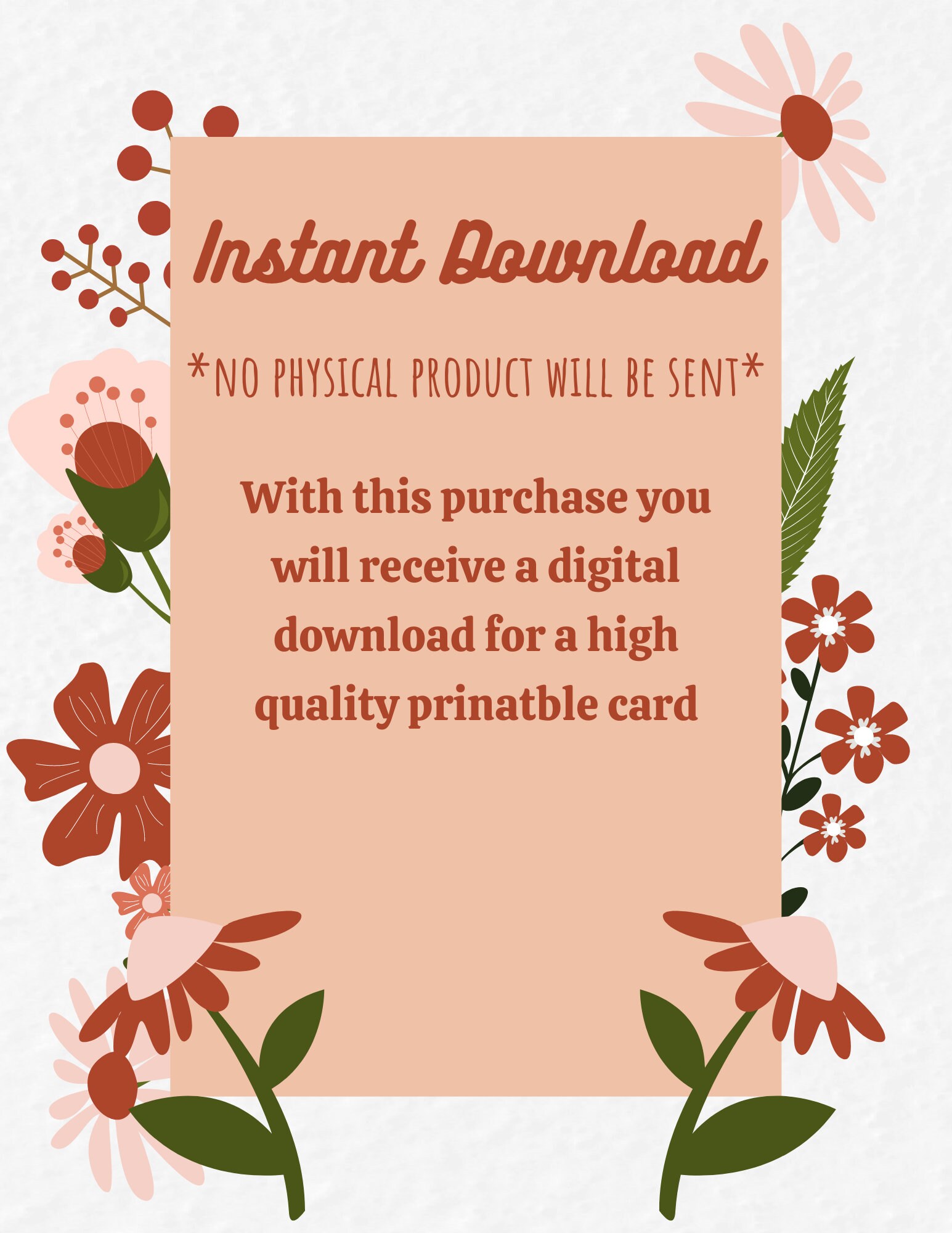 Digital Birthday Card, Printable Card, Downloadable Card - Etsy