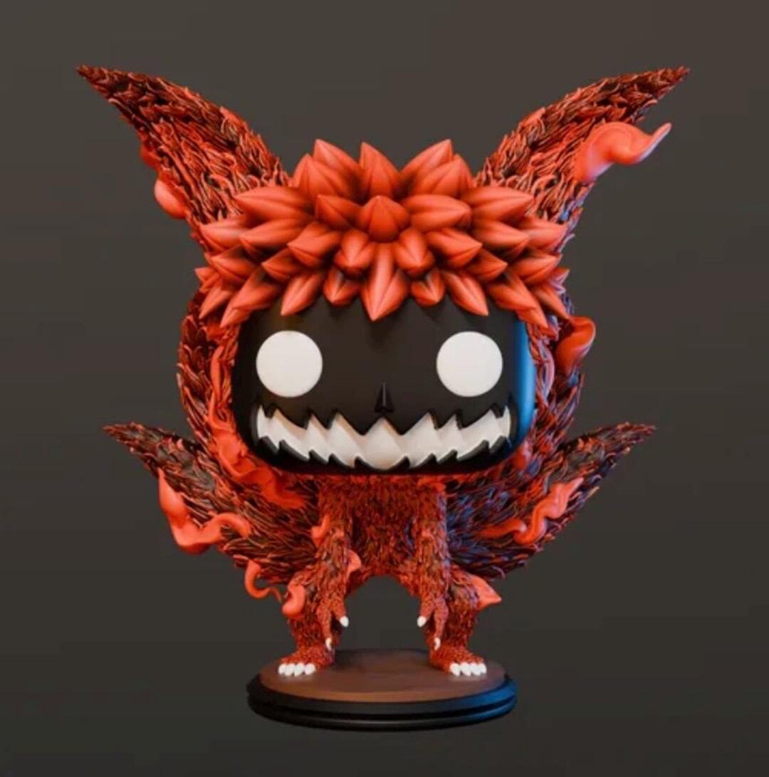 UNPAINTED - NARUTO 4 TAILS Pop Custom Limited of 1 - Etsy