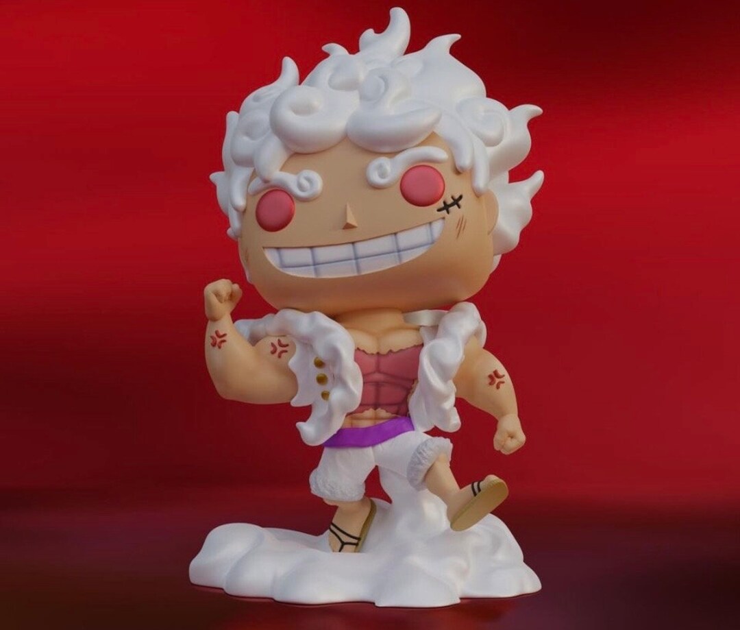 Luffy Gear 5 Muscles Pop Custom with Custom Box Fait Main - Etsy Canada