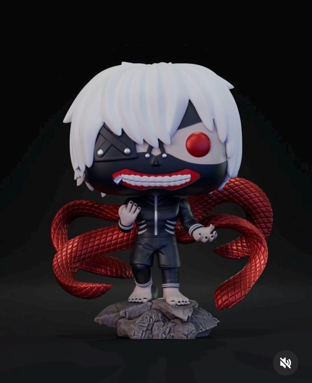 KEN KANEKI Pop Custom Limited of 1 (custom Box Included) - Etsy