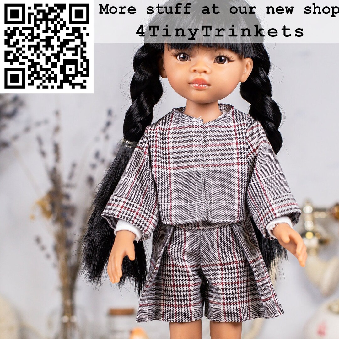 Paola Reina Doll Clothes. Bodysuit, Jacket, Shorts for 32 Cm Paola ...
