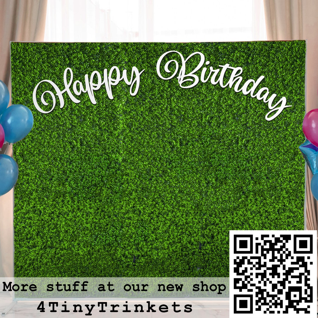 Grass Backdrop Grass Wall Backdrop Baby Shower Decor Idea Grass Wall ...