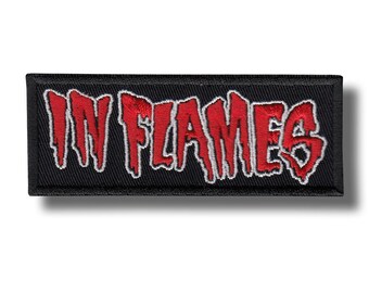 In Flames Band Patch - Etsy