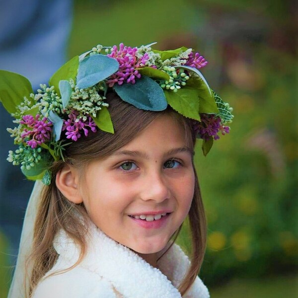 Flower Head Wreath - Etsy