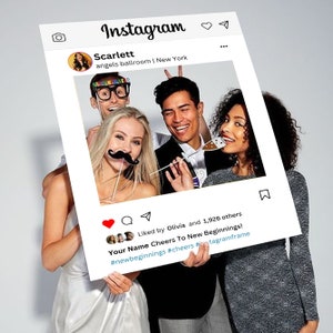 Instagram Frame Canva Template, Instagram Frame for Photo Booth ...