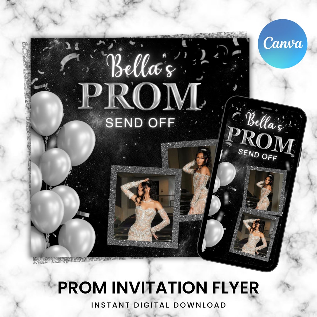 Prom Animated Invitation, Prom Send off Invitation, Prom Video ...