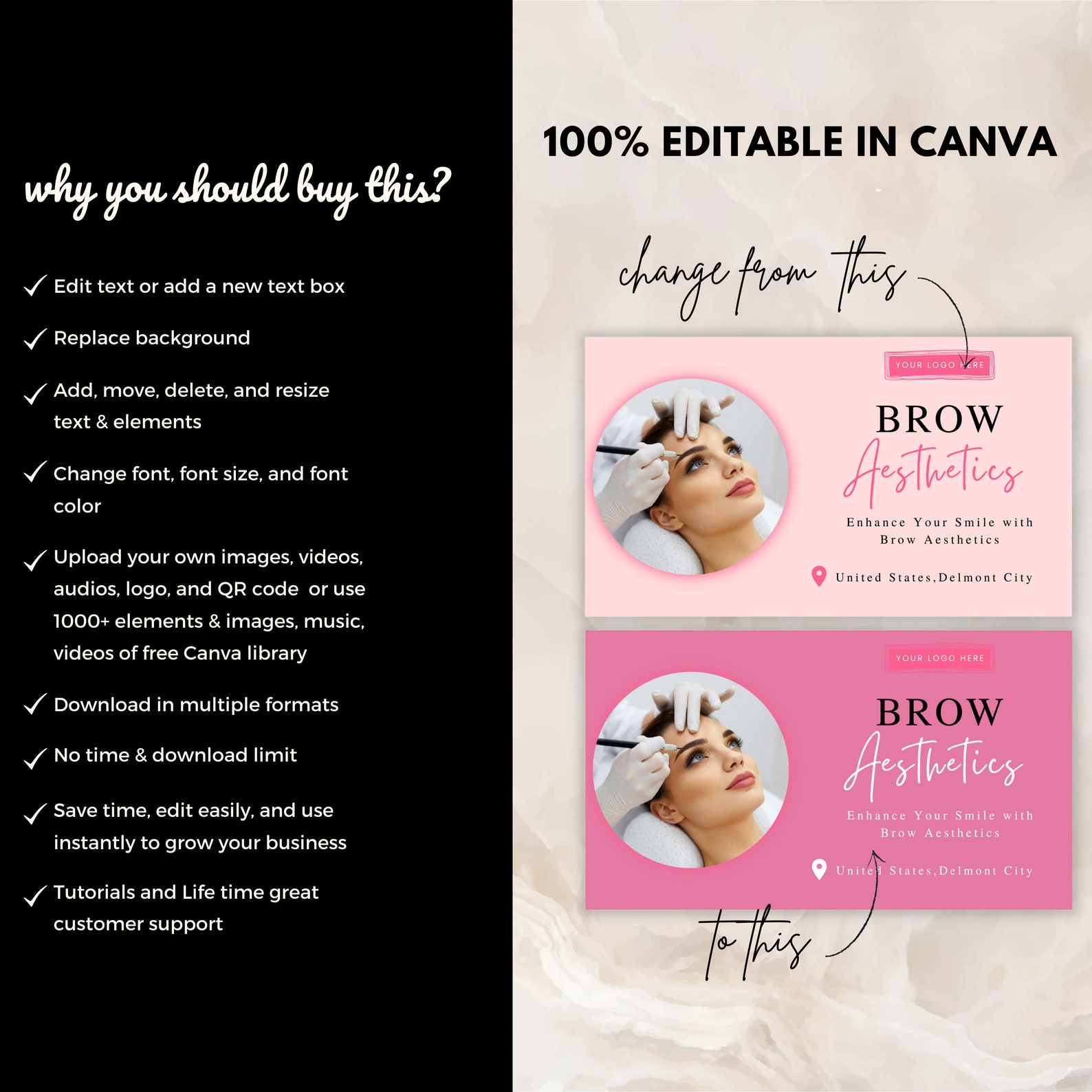 PMU Microblading Acuity Scheduling Template, DIY Scheduling Template, Website Template, Pmu ...