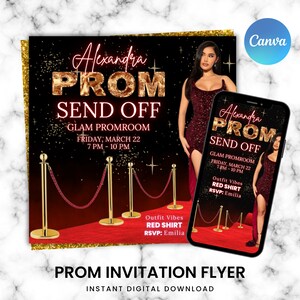 Prom Animated Invitation, Prom Send off Invitation, Prom Video ...