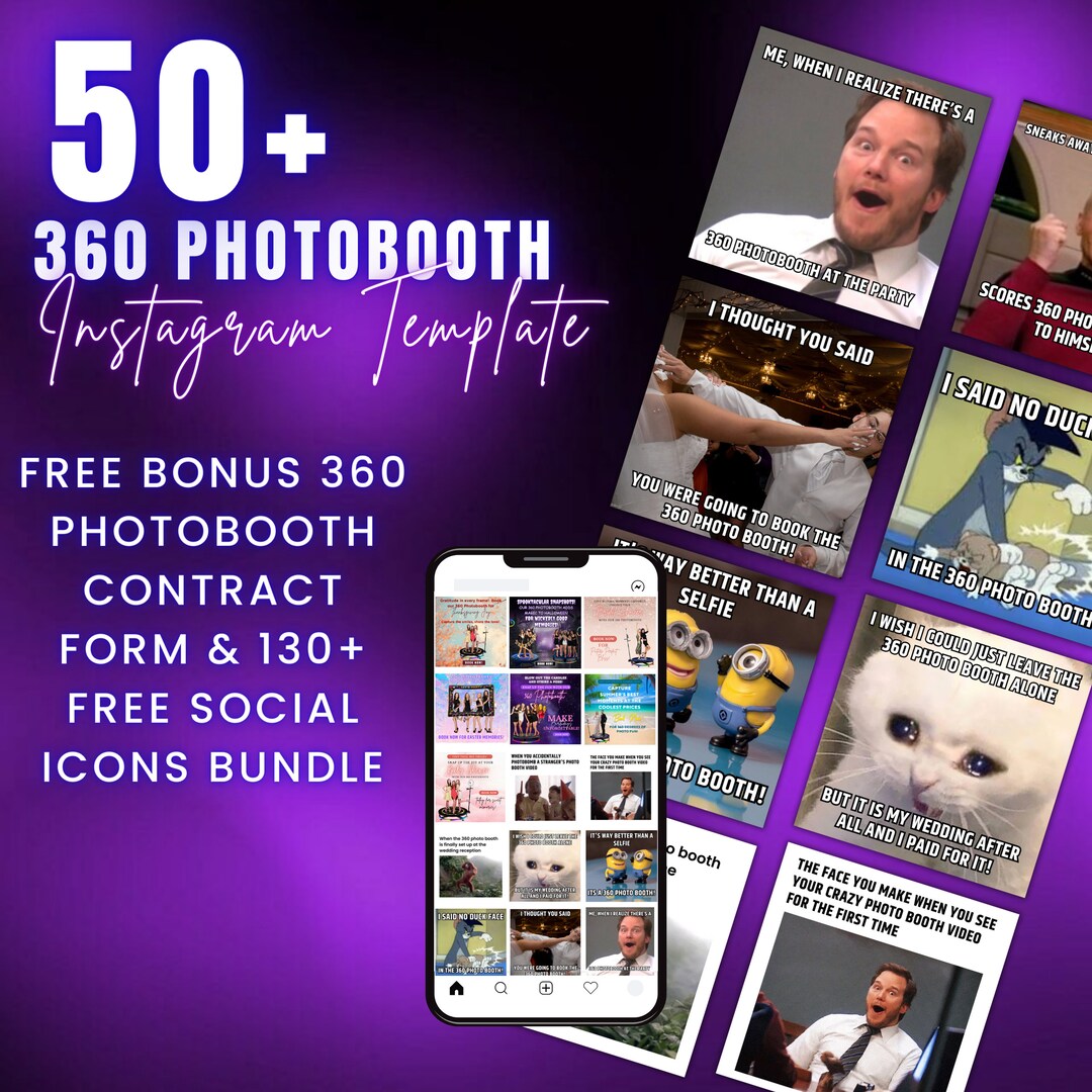 360 Photo Booth Instagram Template, 50+ Photo Booth Templates, 360 ...