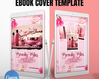 Editable Ebook Cover, Hair Template Canva, DIY Ebook Cover Design ...