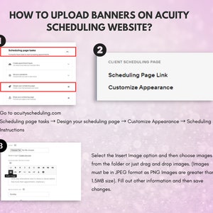 Editable Acuity Template, DIY Spa and Beauty Acuity Scheduling Template, Spa and Beauty Branding ...