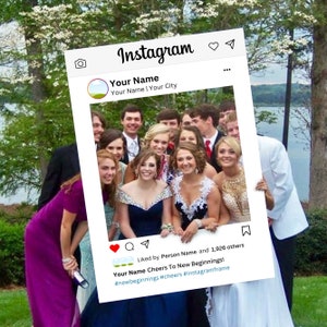 Instagram Frame Canva Template, Instagram Frame for Photo Booth ...