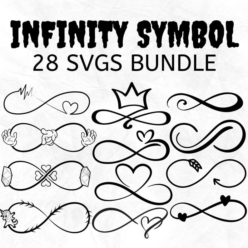 Infinity Symbol Svg28 Infinity Symbols - Etsy