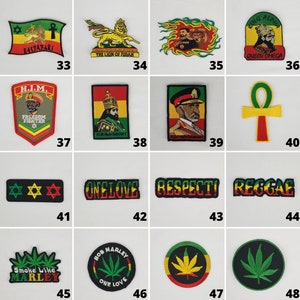 Bob Marley Patch, Reggae-rasta-jamaica-africa-afrocentric-lion of Judah ...