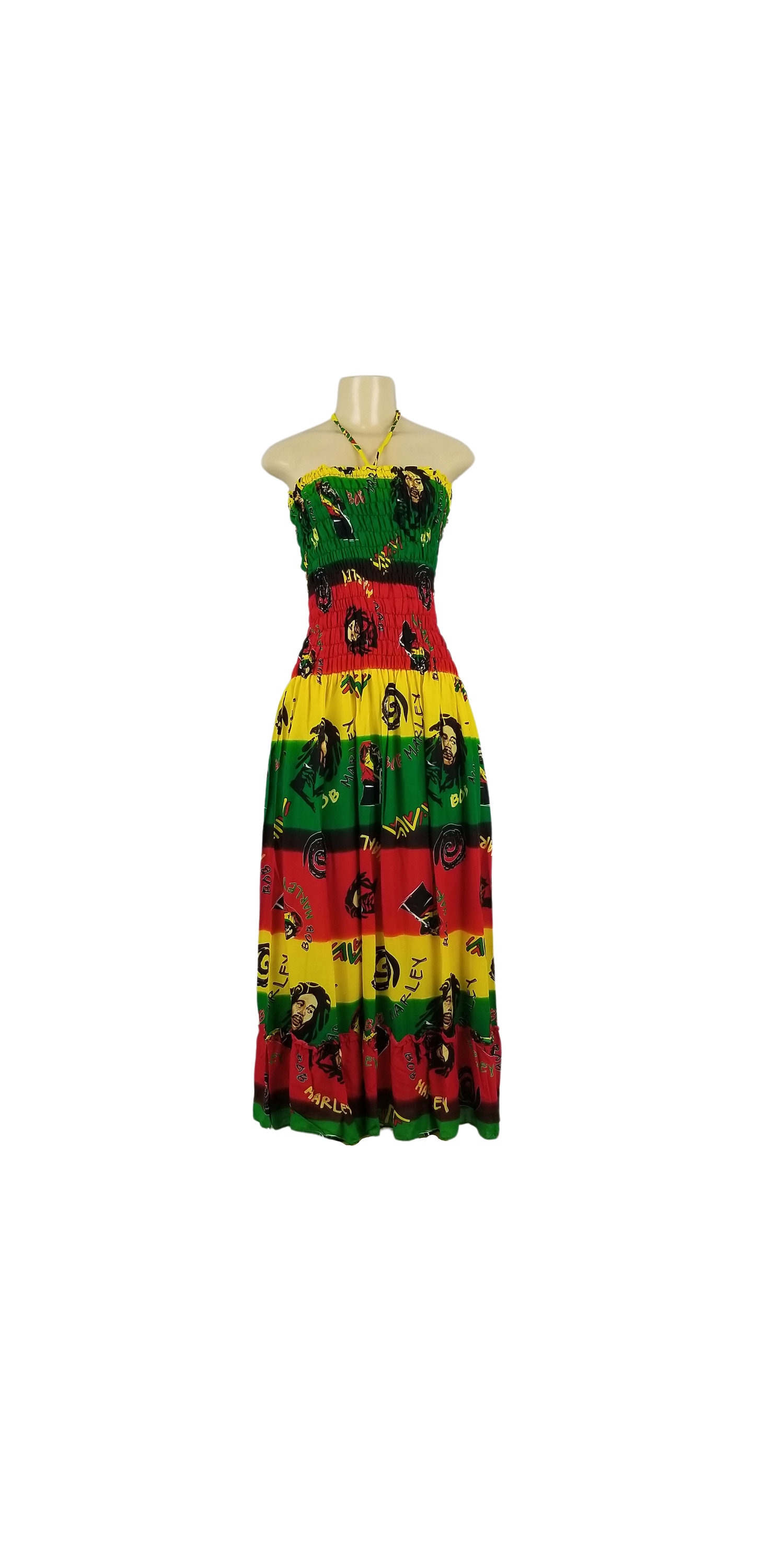 Bob Marley Dress, Reggae-rasta-jamaica-africa-afrocentric-lion of Judah ...