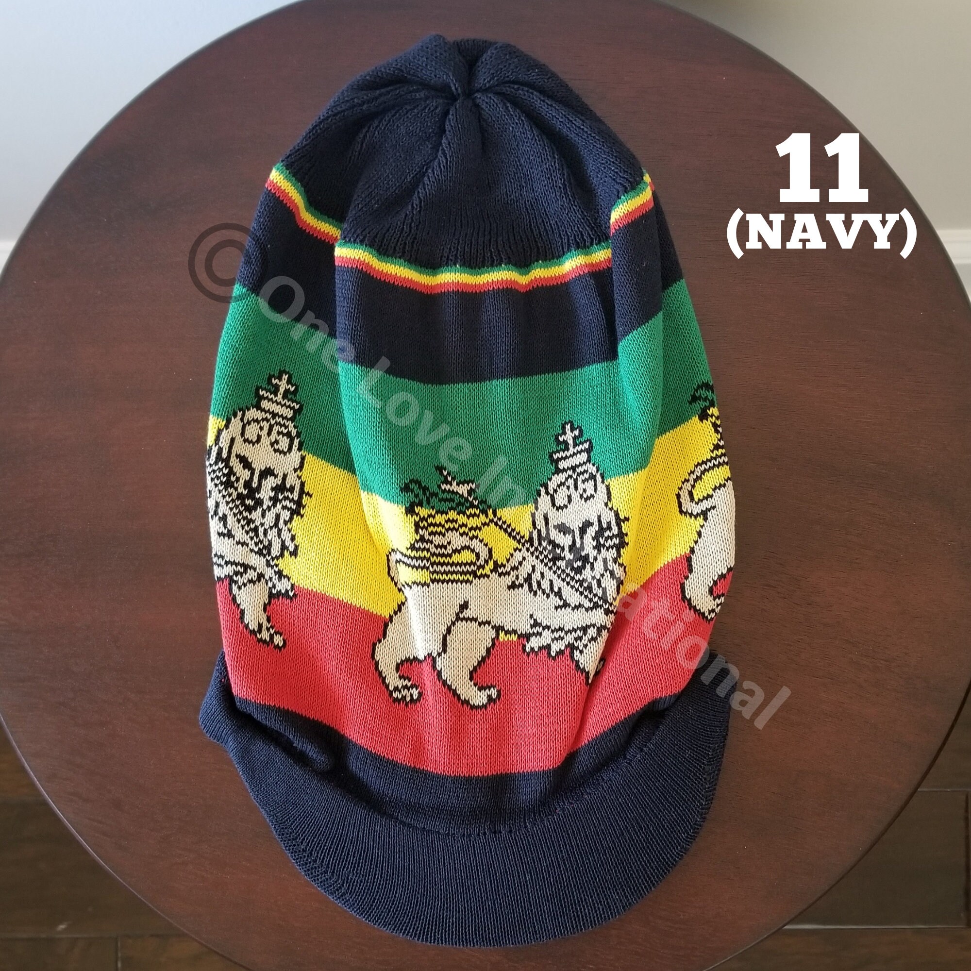Rasta Crochet Slouchy Hat, Bob Marley Reggae Color Beanie Tam, Jamaican ...