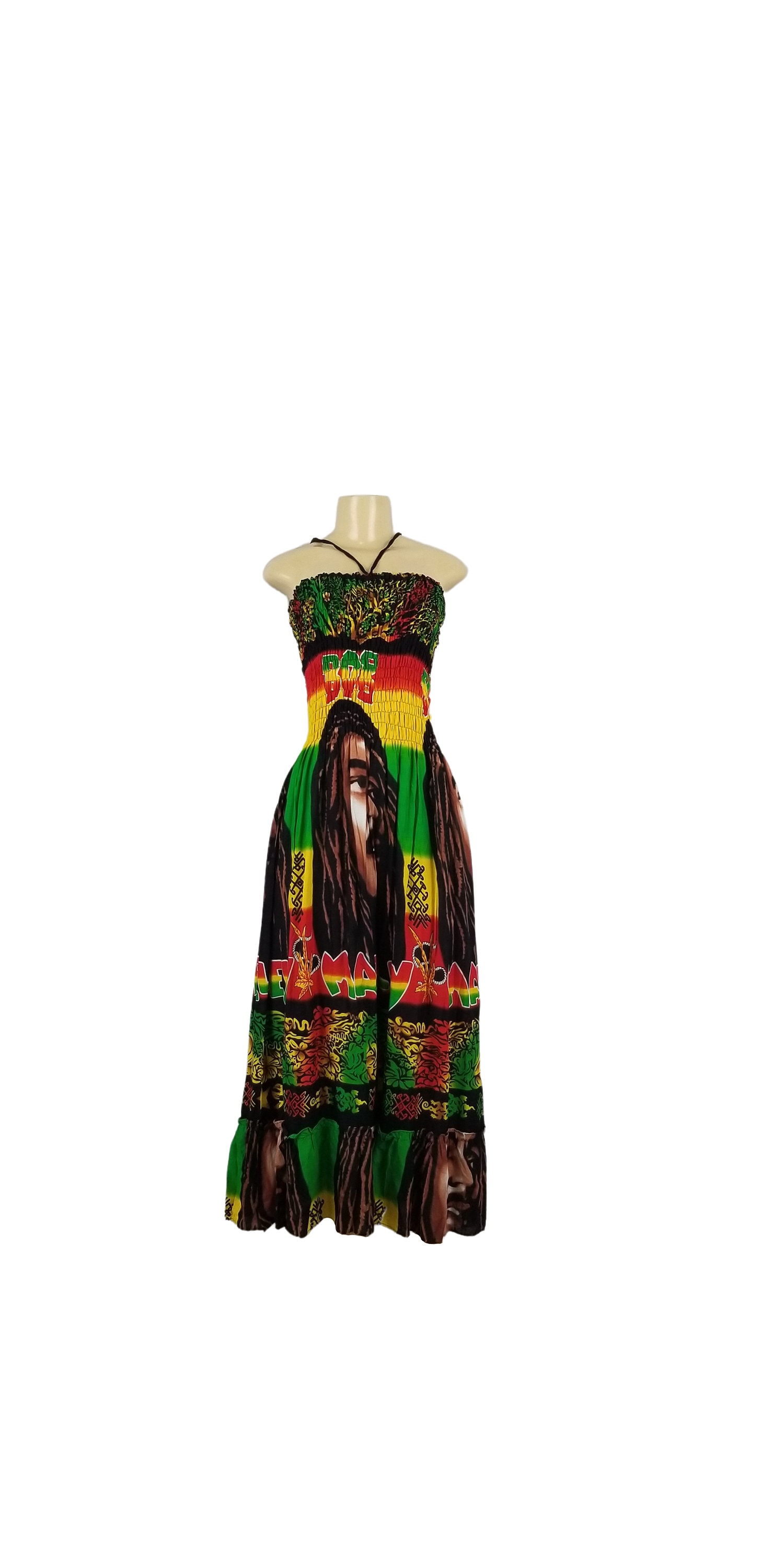 Bob Marley Dress, Reggae-rasta-jamaica-africa-afrocentric-lion of Judah ...