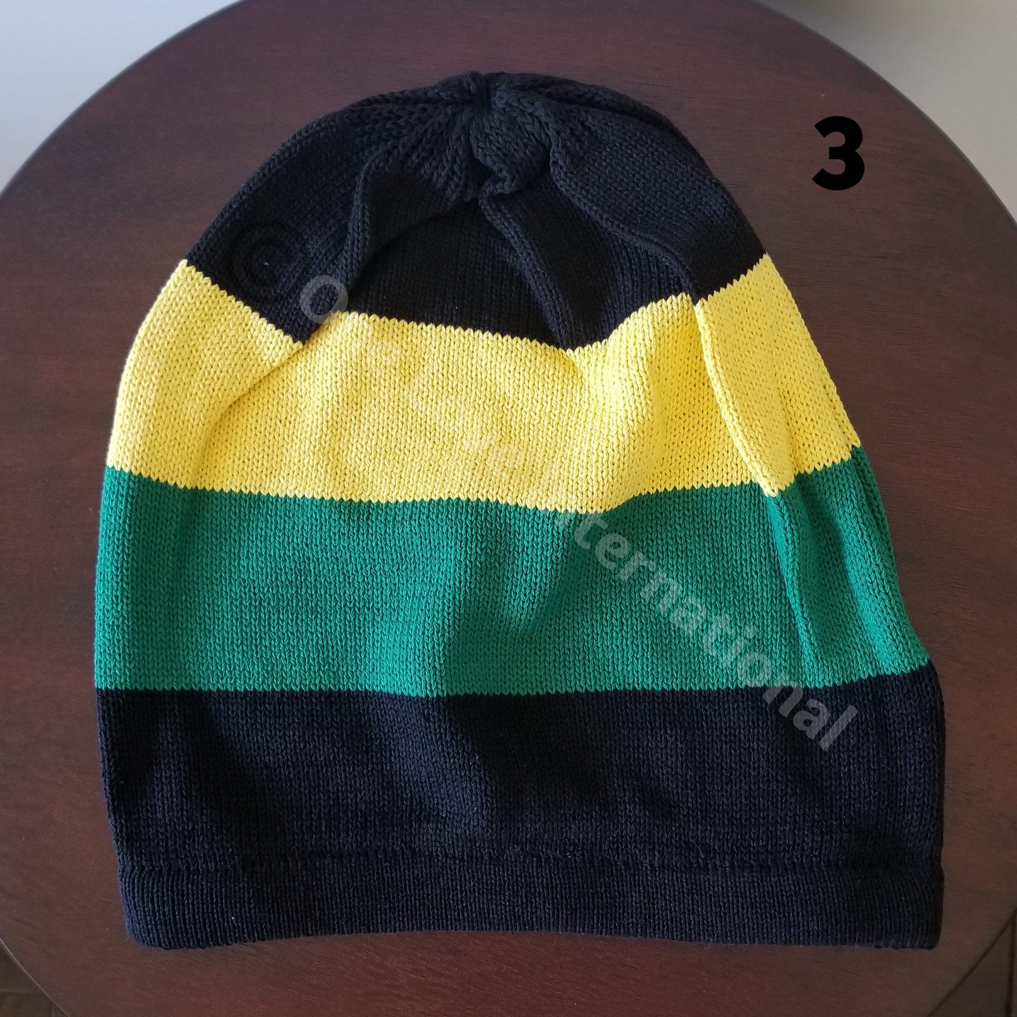Rasta Crochet Slouchy Hat, Bob Marley Reggae Color Beanie Tam, Jamaican ...