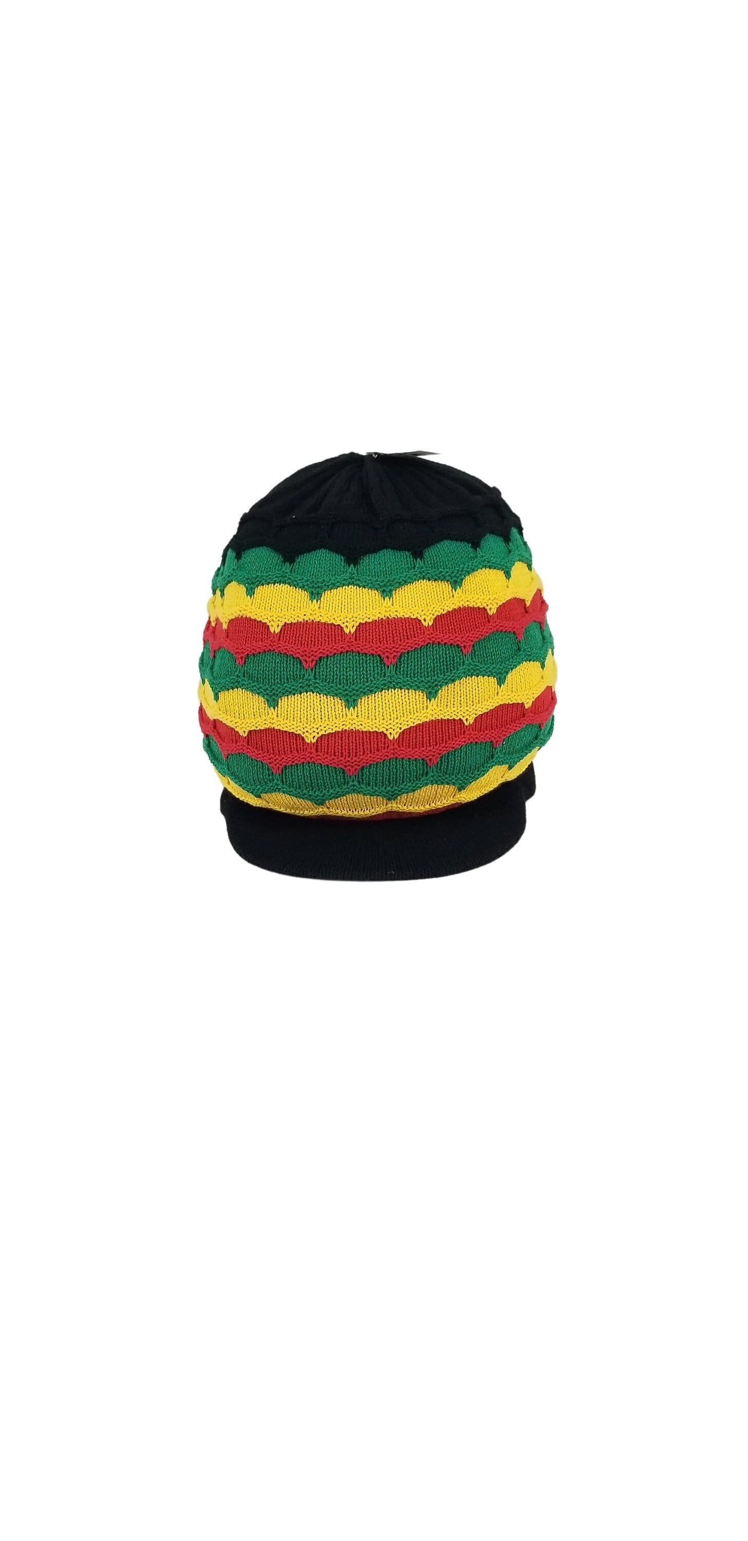 Rasta Crochet Slouchy Hat, Bob Marley Reggae Color Beanie Tam, Jamaican ...