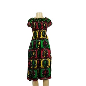 Bob Marley Dress, Reggae-rasta-jamaica-africa-afrocentric-lion of Judah ...
