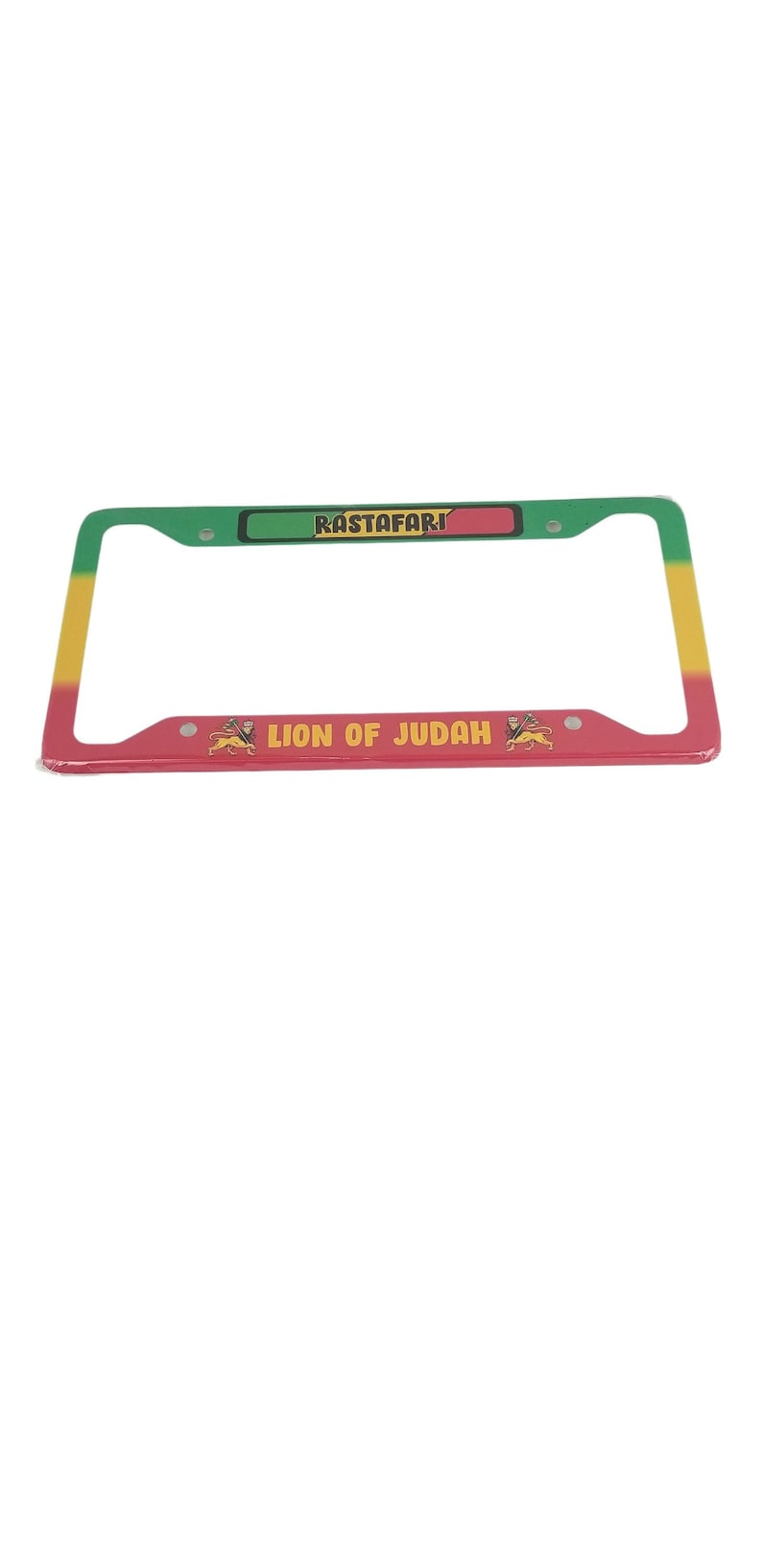 Bob Marley Frame License Plate, Reggae-rasta-jamaica-afrocentric-lion ...