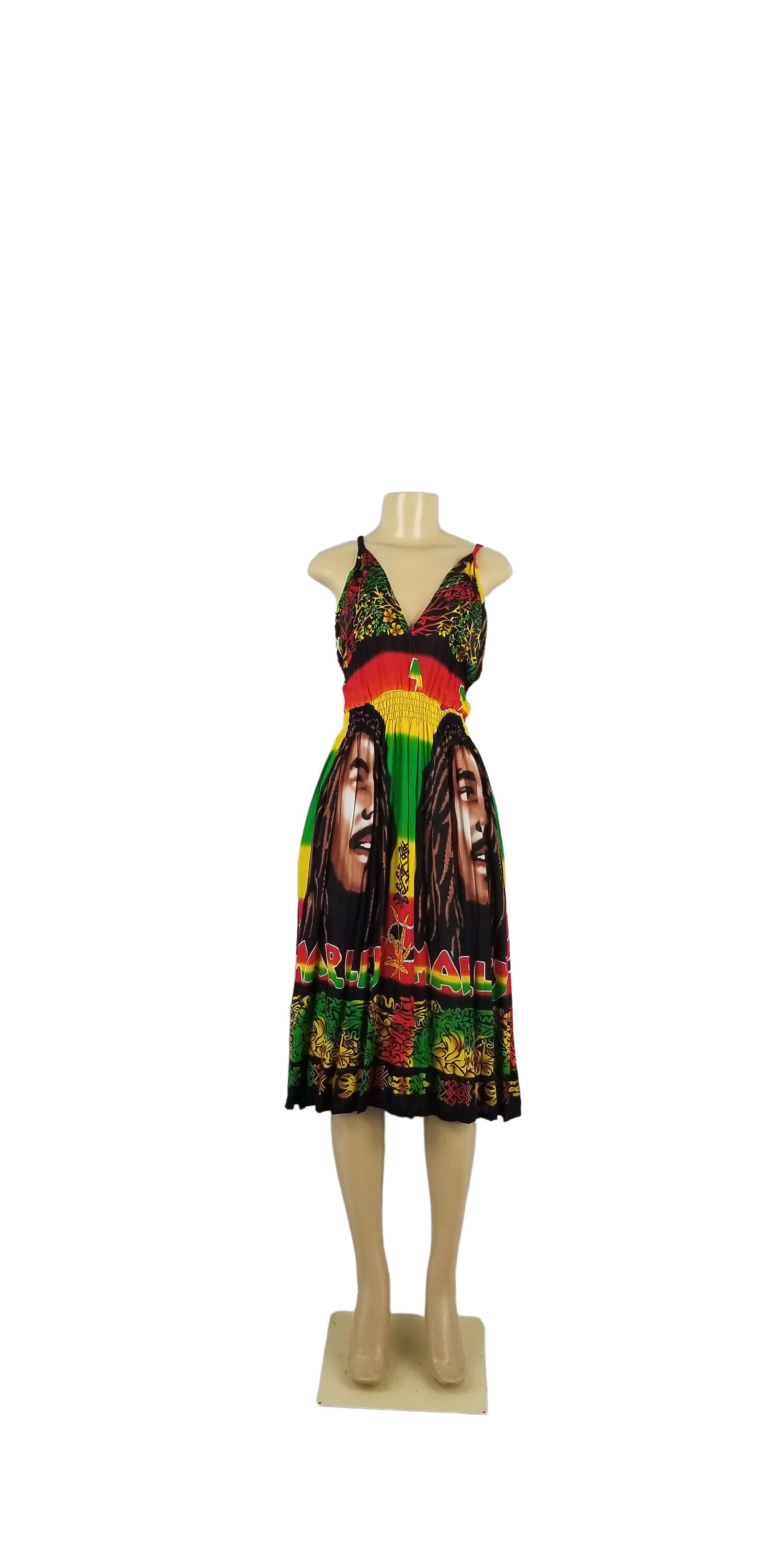 Bob Marley Dress, Reggae-rasta-jamaica-africa-afrocentric-lion of Judah ...