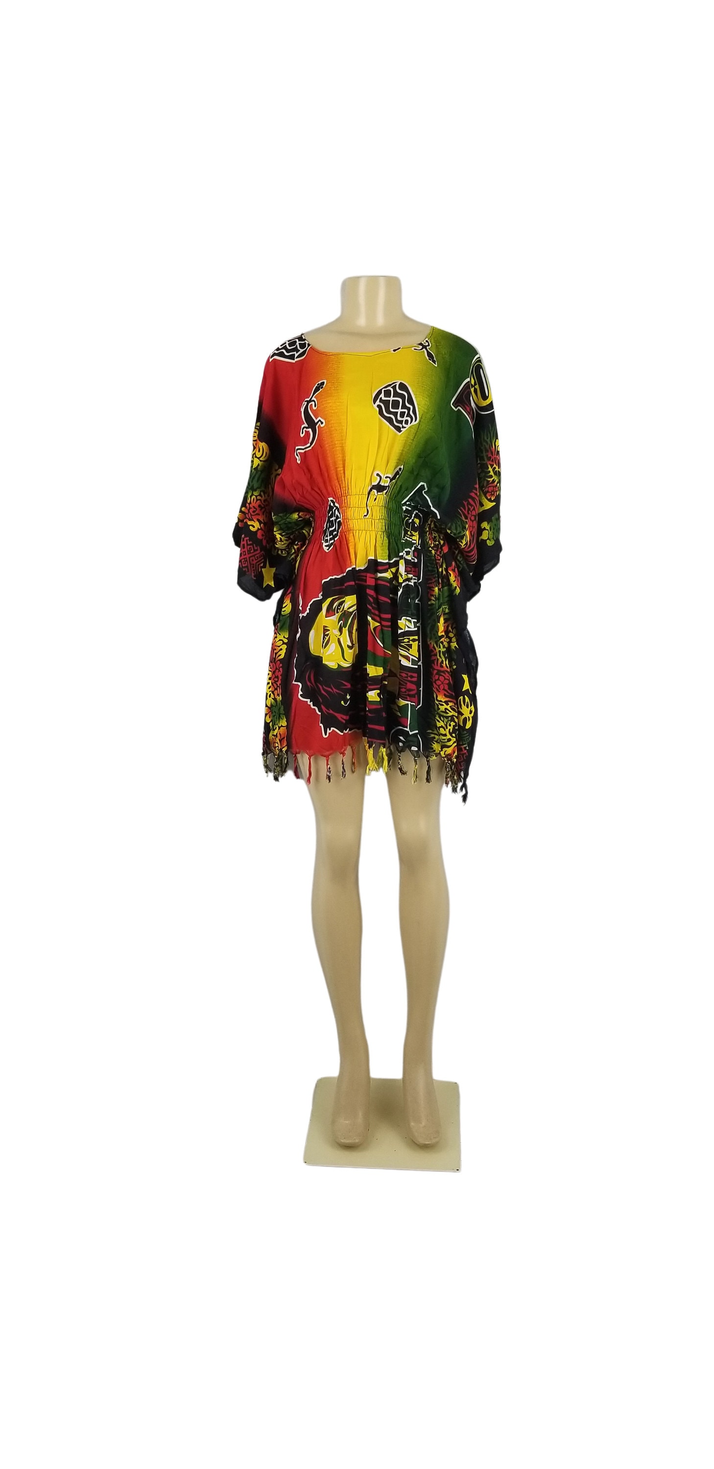 Bob Marley Dress, Reggae-rasta-jamaica-africa-afrocentric-lion of Judah ...