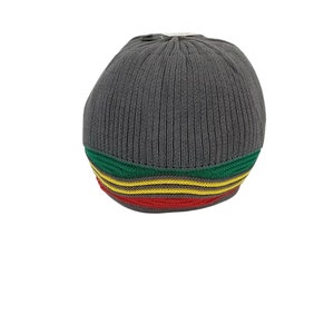Rasta Crochet Slouchy Hat, Bob Marley Reggae Color Beanie Tam, Jamaican ...