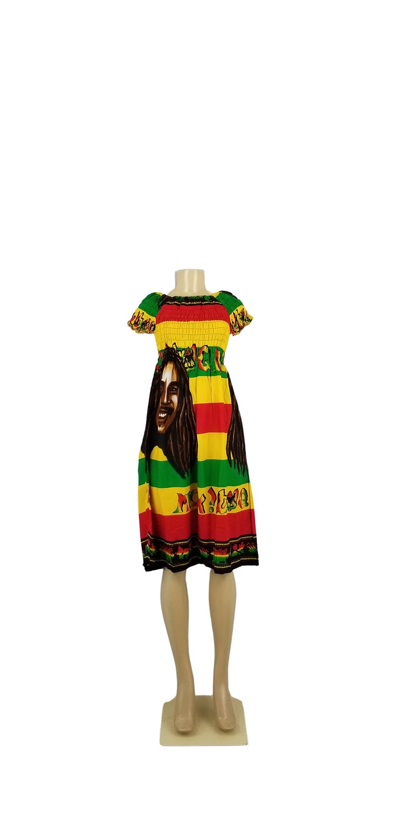 Bob Marley Dress, Reggae-rasta-jamaica-africa-afrocentric-lion of Judah ...