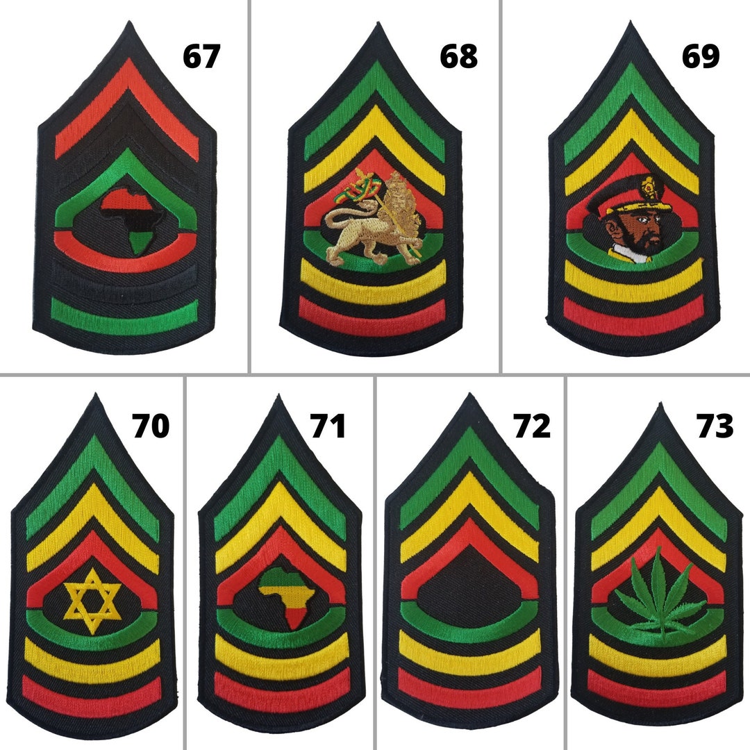 Bob Marley Patch, Reggae-rasta-jamaica-africa-afrocentric-lion of Judah ...