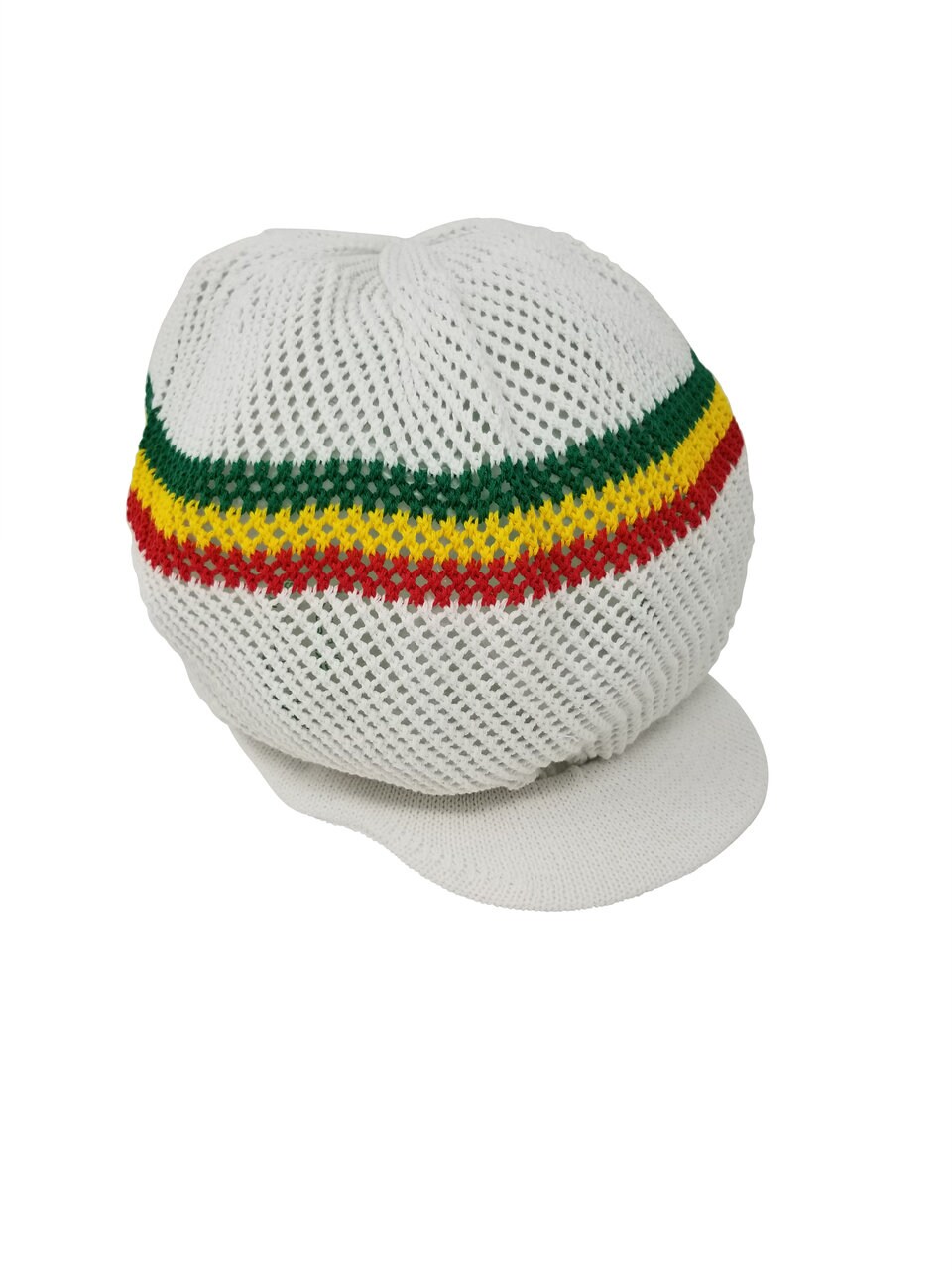 Rasta Crochet Slouchy Hat, Bob Marley Reggae Color Beanie Tam, Jamaican ...