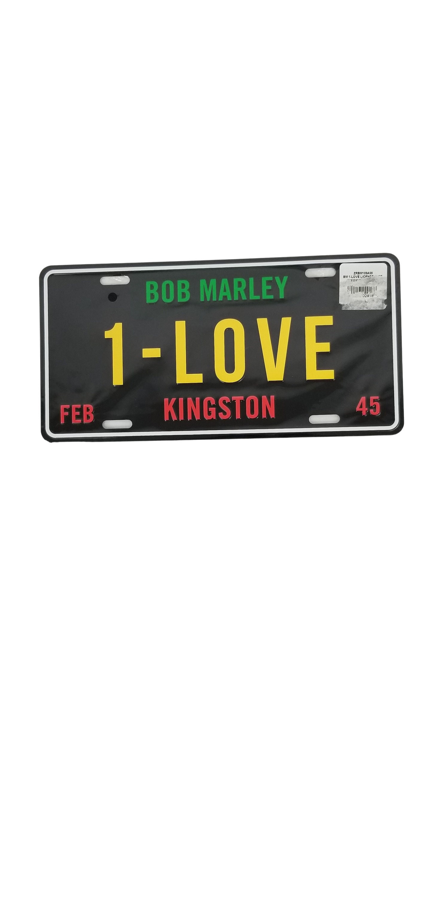 Bob Marley Front License Plate, Reggae-rasta-jamaica-africa-afro ...
