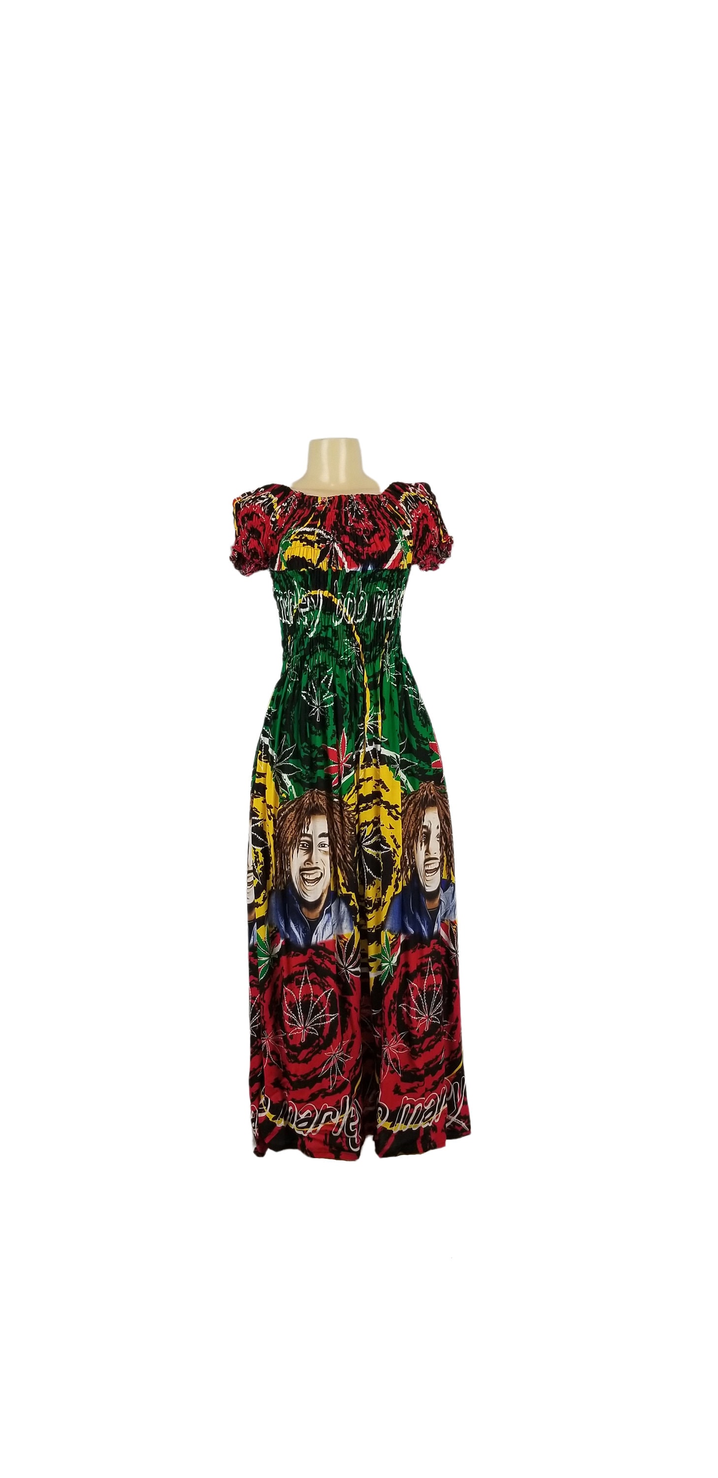 Bob Marley Dress, Reggae-rasta-jamaica-africa-afrocentric-lion of Judah ...